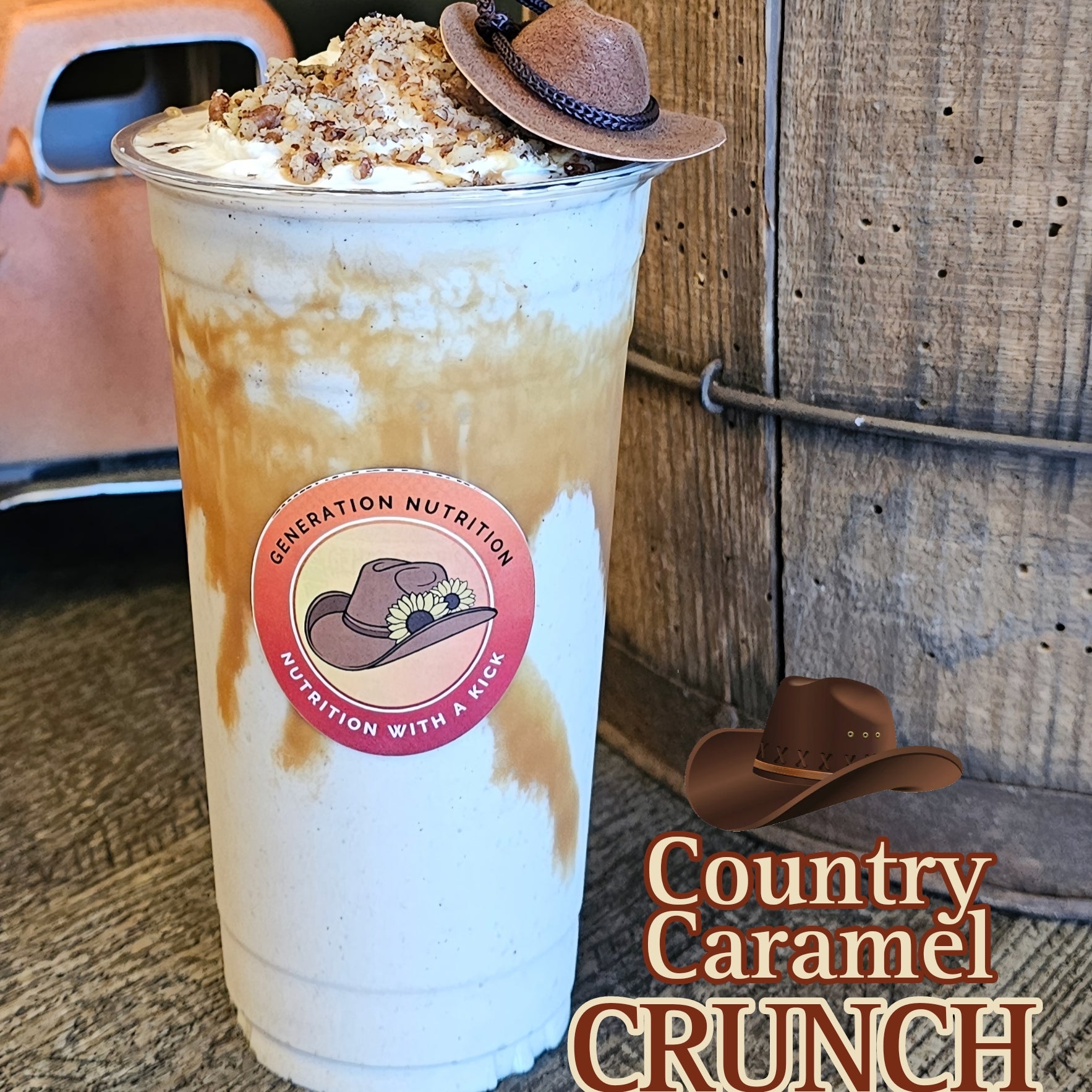 Country Caramel Crunch Shake | Generation Nutrition Online Store